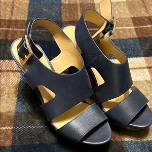 MICHAEL Michael Kors | Shoes | Michael Michael Kors Dark Blue Sandals ...